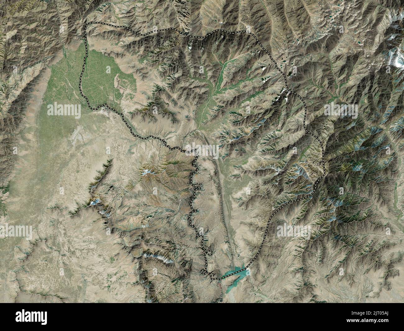 Kapisa, province of Afghanistan. High resolution satellite map Stock ...