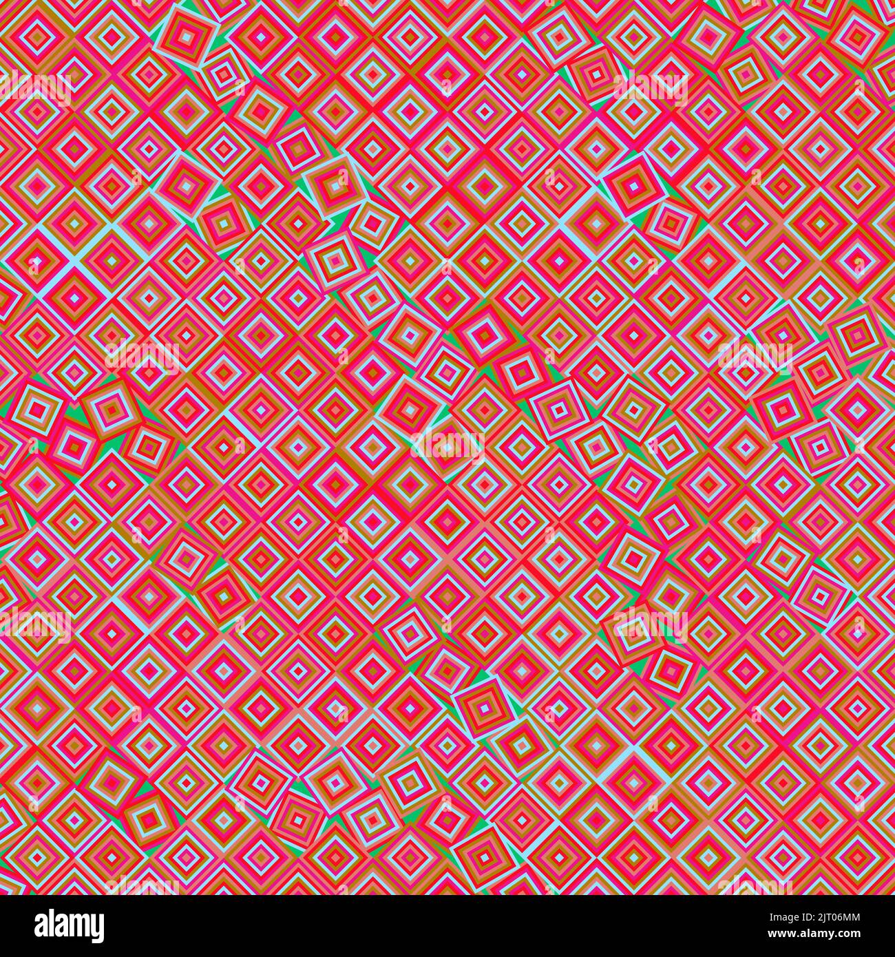 Colorised Rhombuses tiles tessellation pattern illustration Stock ...