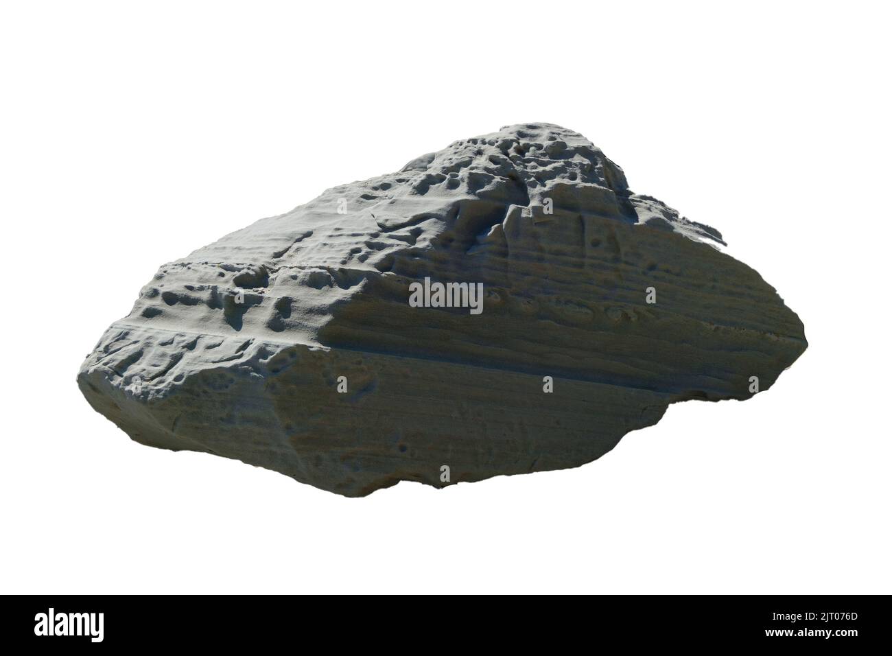 big stone boulder isolated on white background Stock Photo - Alamy