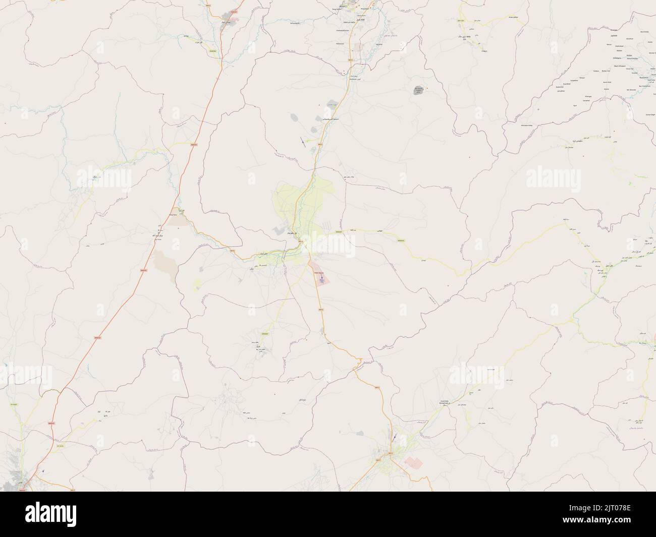 Logar, province of Afghanistan. Open Street Map Stock Photo - Alamy