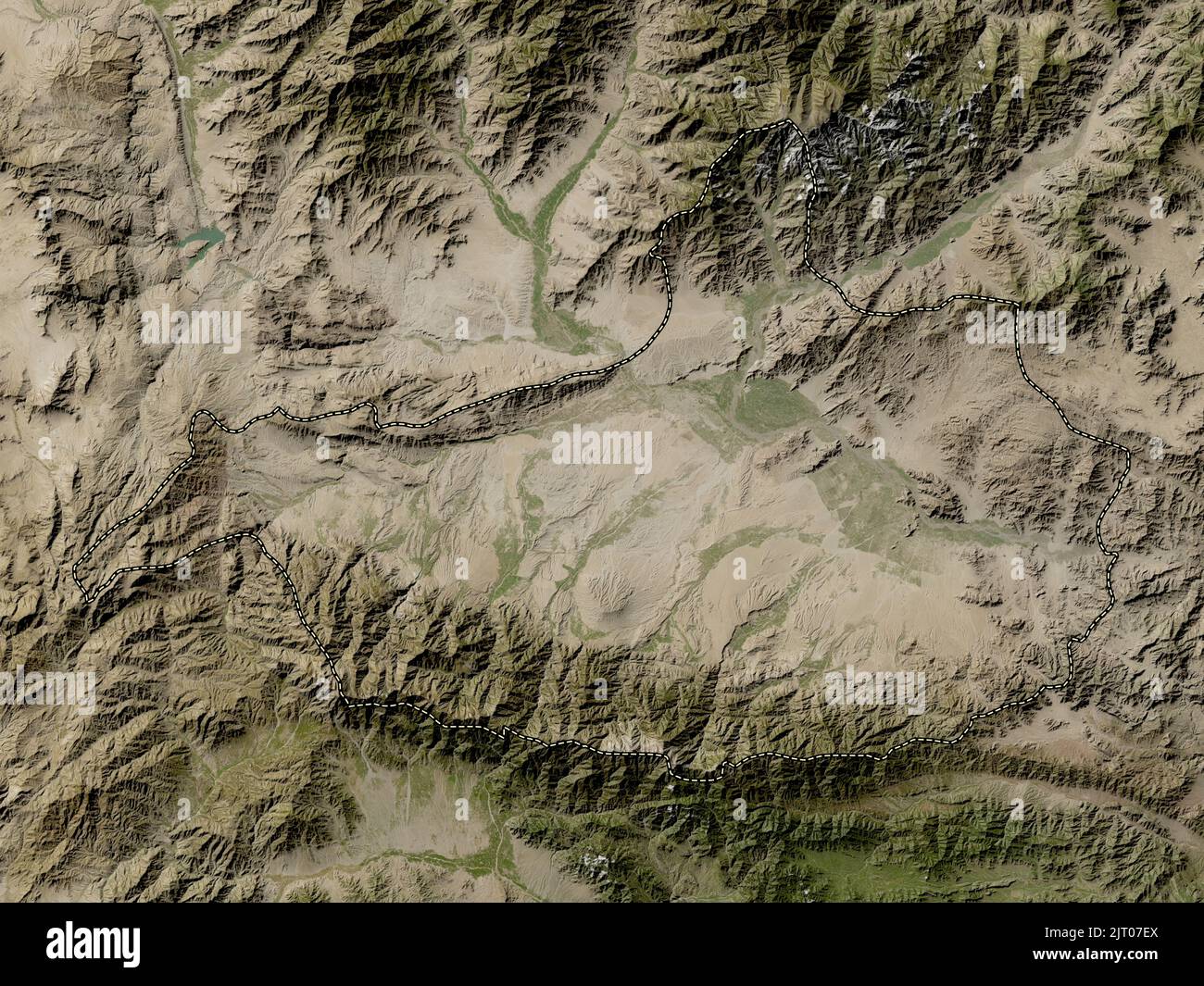 Nangarhar, province of Afghanistan. Low resolution satellite map Stock ...