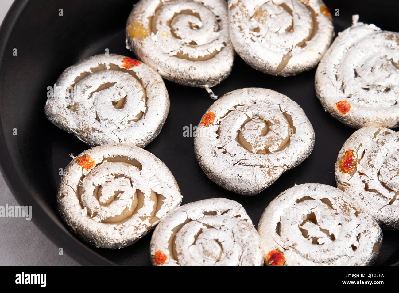 Indian Mithai Kaju Jalebi Also Known As Kaju Katli, Kaju Dilkhush Is ...