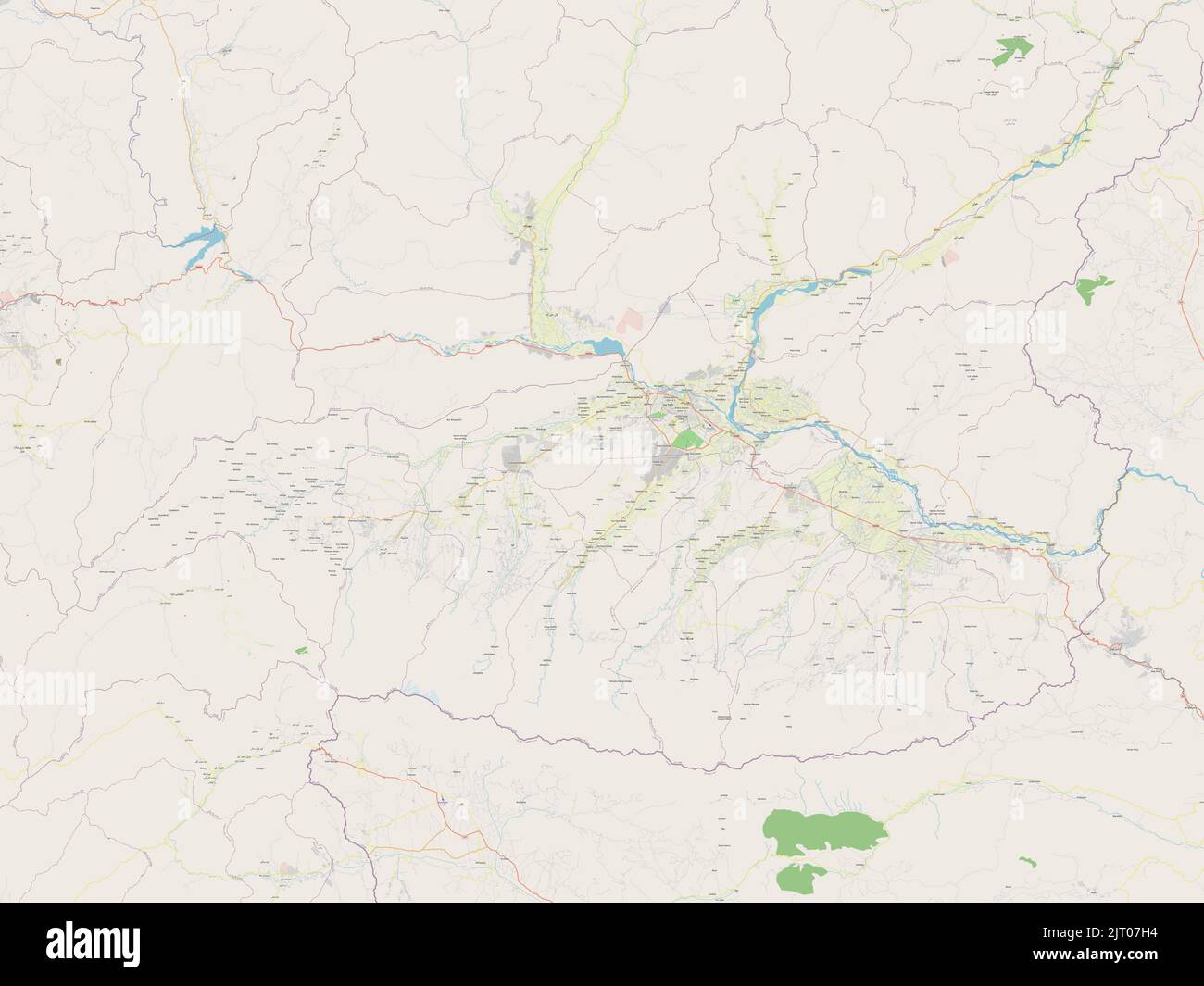 Nangarhar, province of Afghanistan. Open Street Map Stock Photo - Alamy