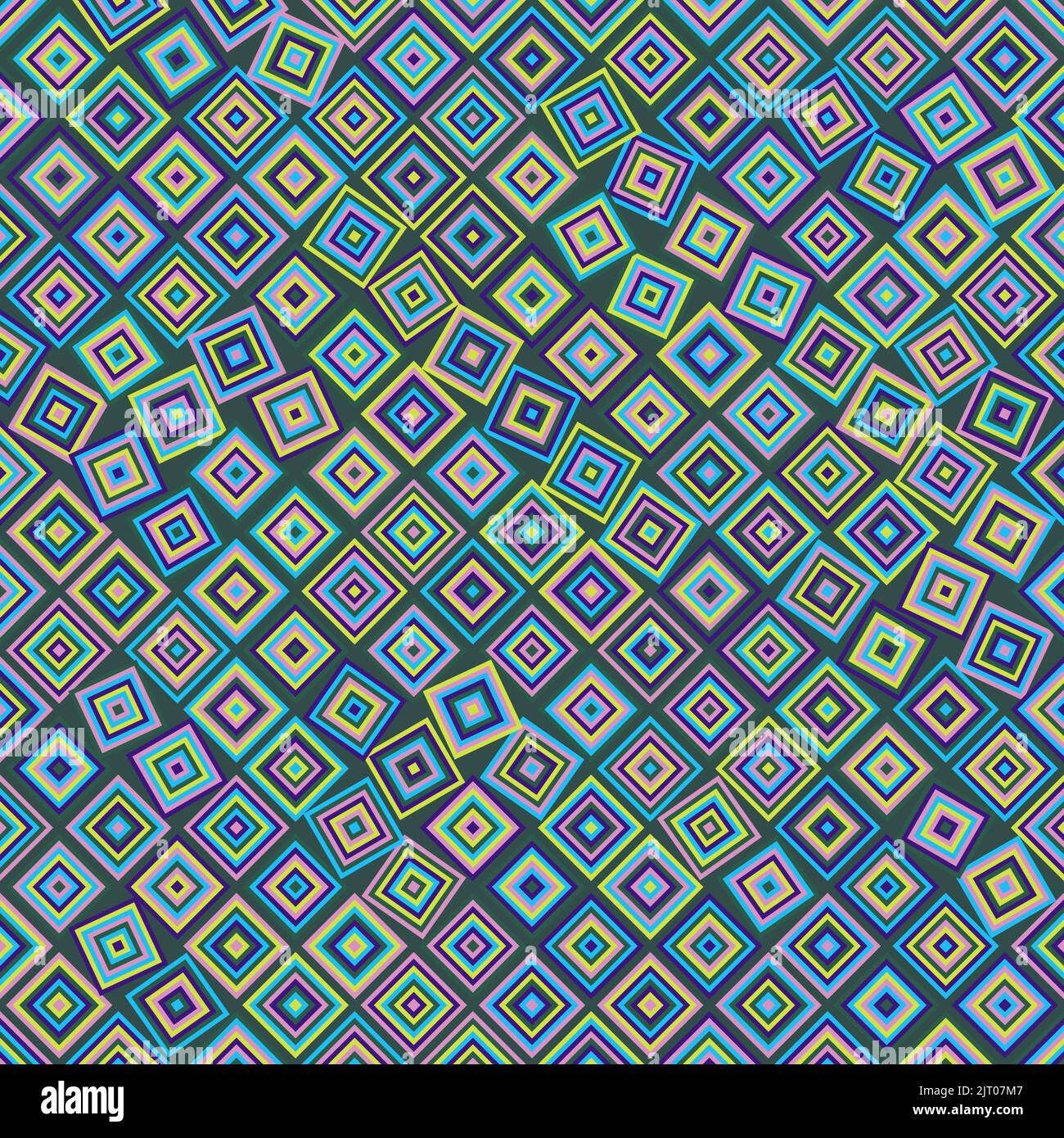 Colorised Rhombuses tiles tessellation pattern illustration Stock ...