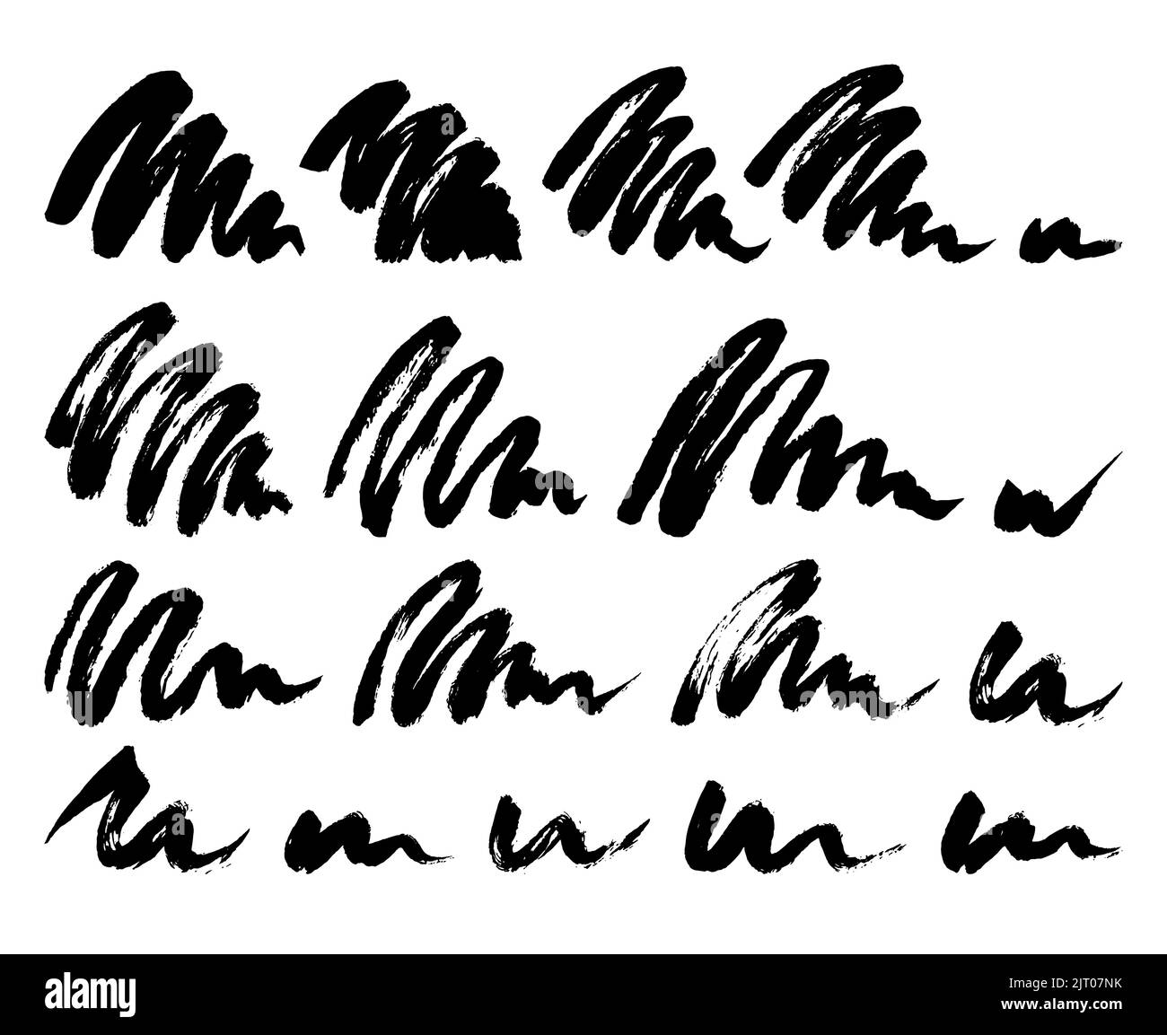 Textured brush strokes, Grunge Design Elements. Dirty texture banners ...