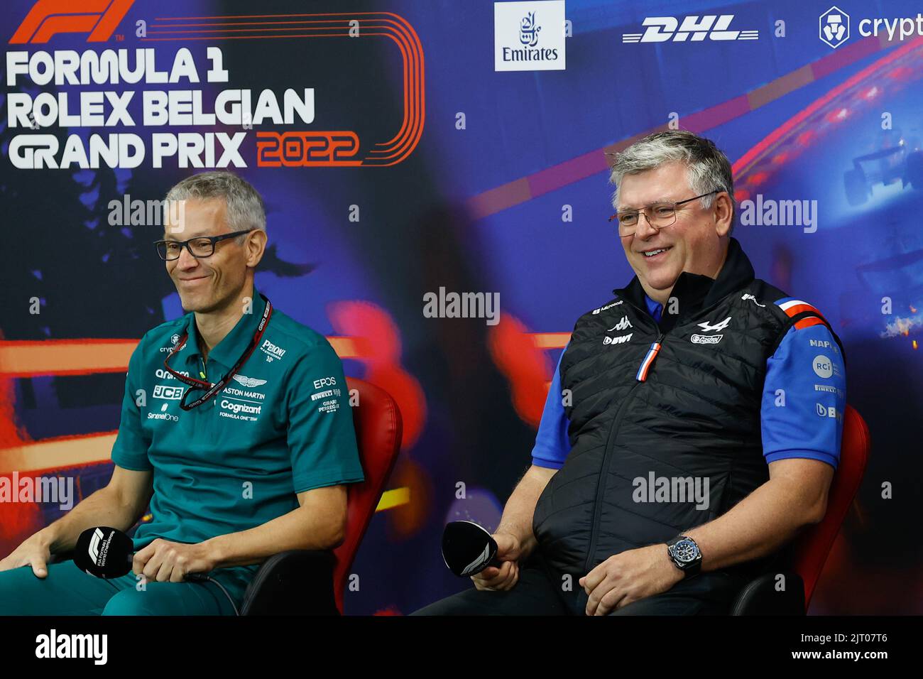 Spa, Belgium. 27th Aug, 2022. KRACK Mike (her), Team Principal and CEO ...