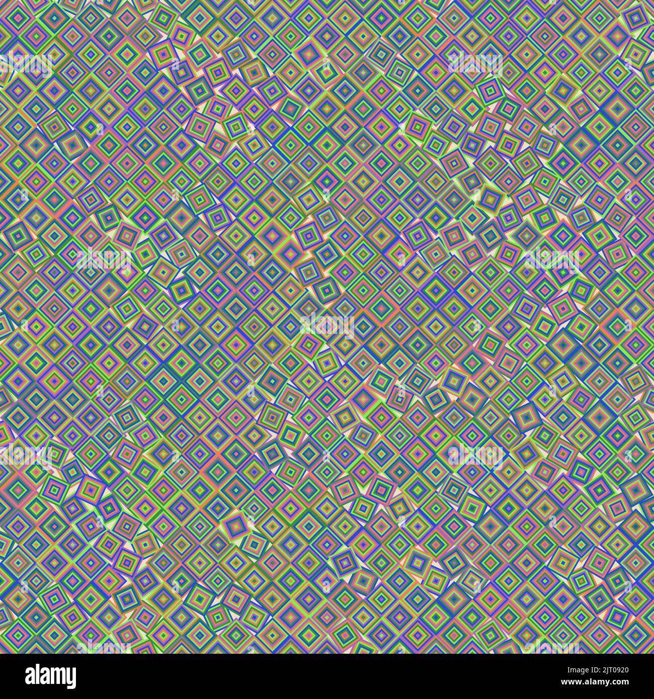 Colorised Rhombuses tiles tessellation pattern illustration Stock ...