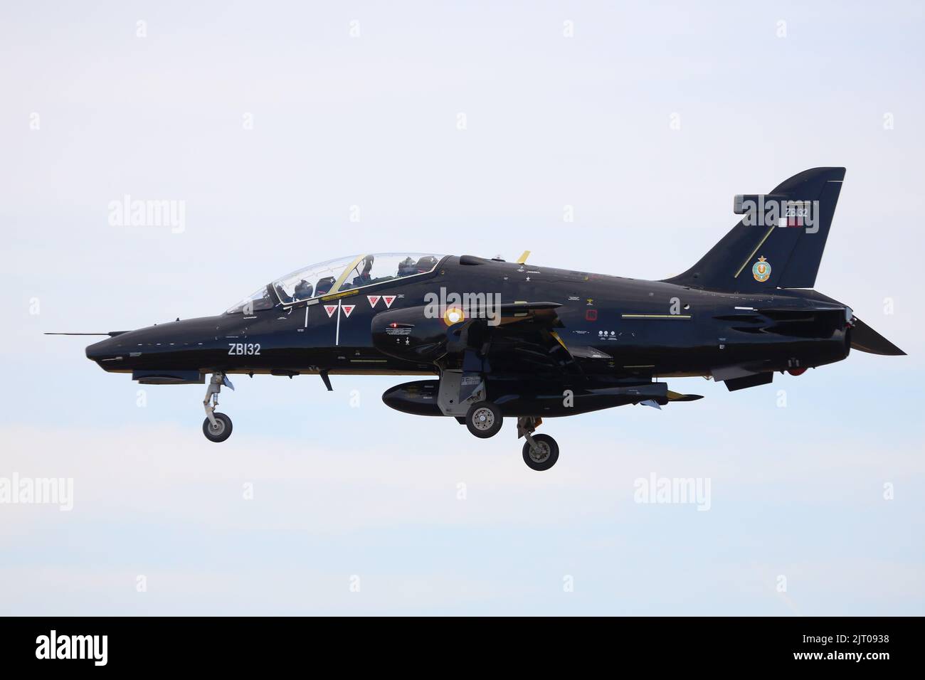 Qatar Air Force British Aerospace Hawk Mk 167 ZB132 arriving at the Royal International Air ...