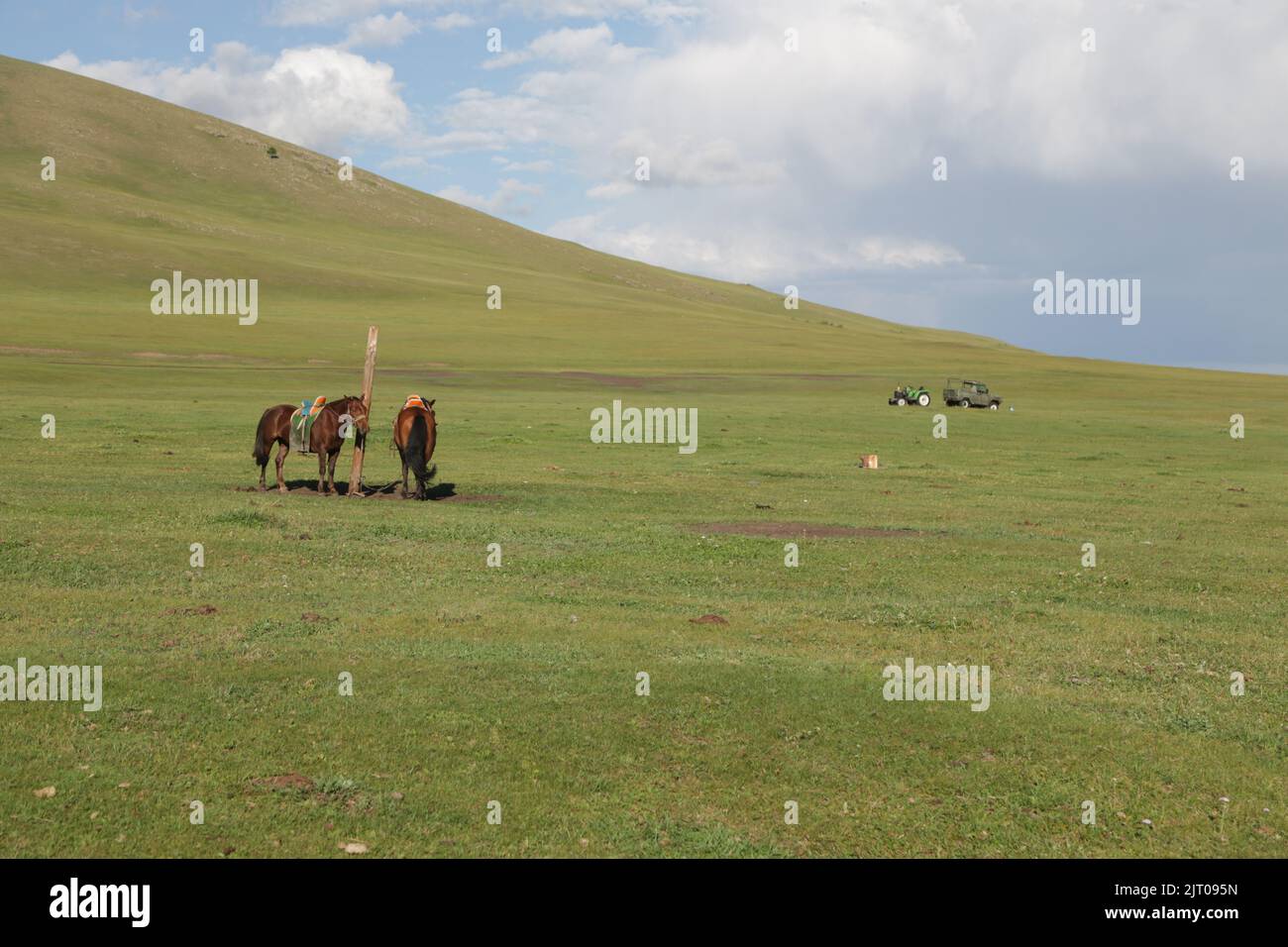in the land of mongolia the nature and environment Stock Photo - Alamy