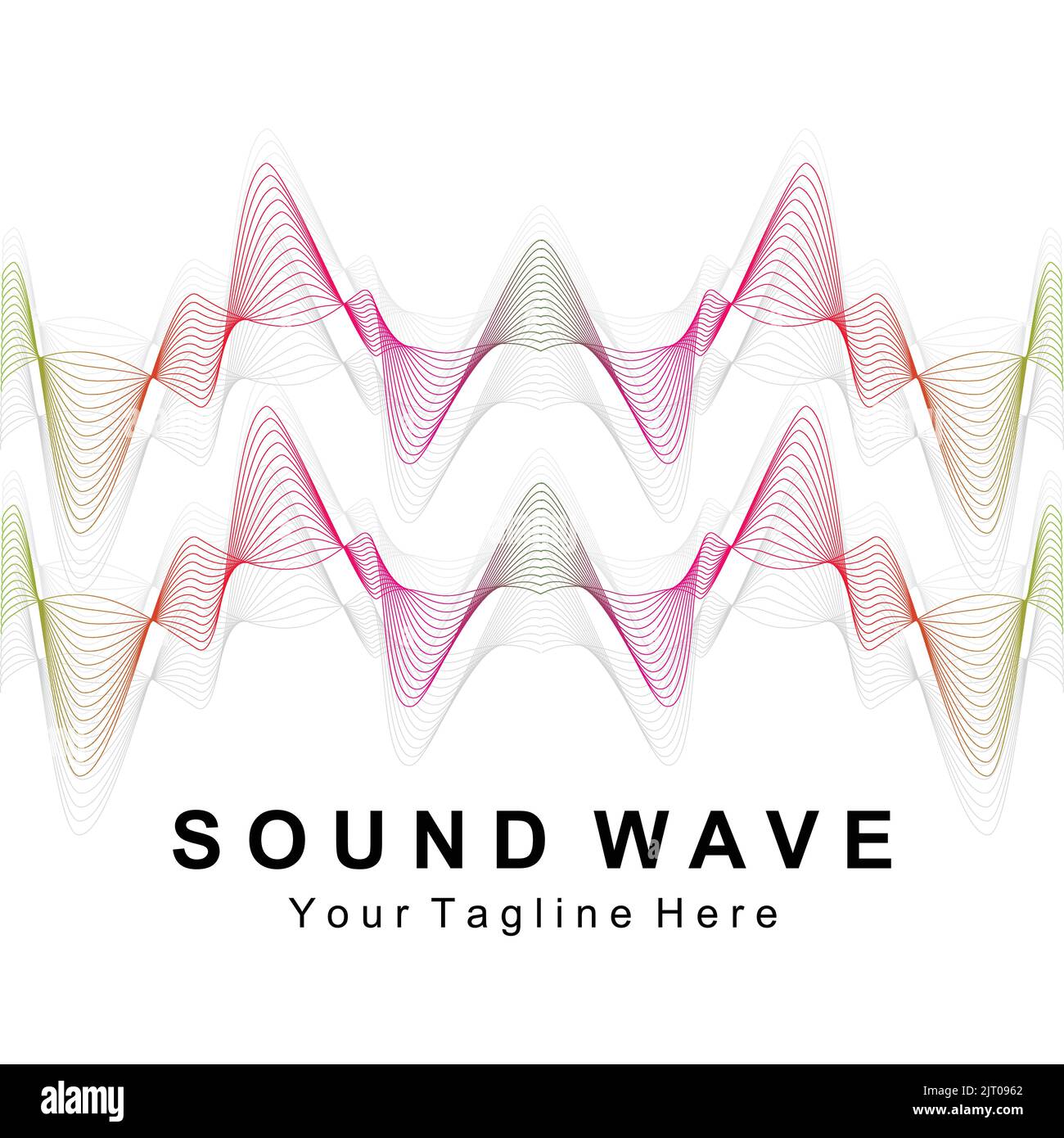 Sound waves disco party Cut Out Stock Images & Pictures - Alamy