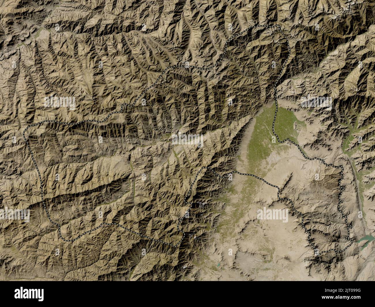 Parwan, province of Afghanistan. Low resolution satellite map Stock ...