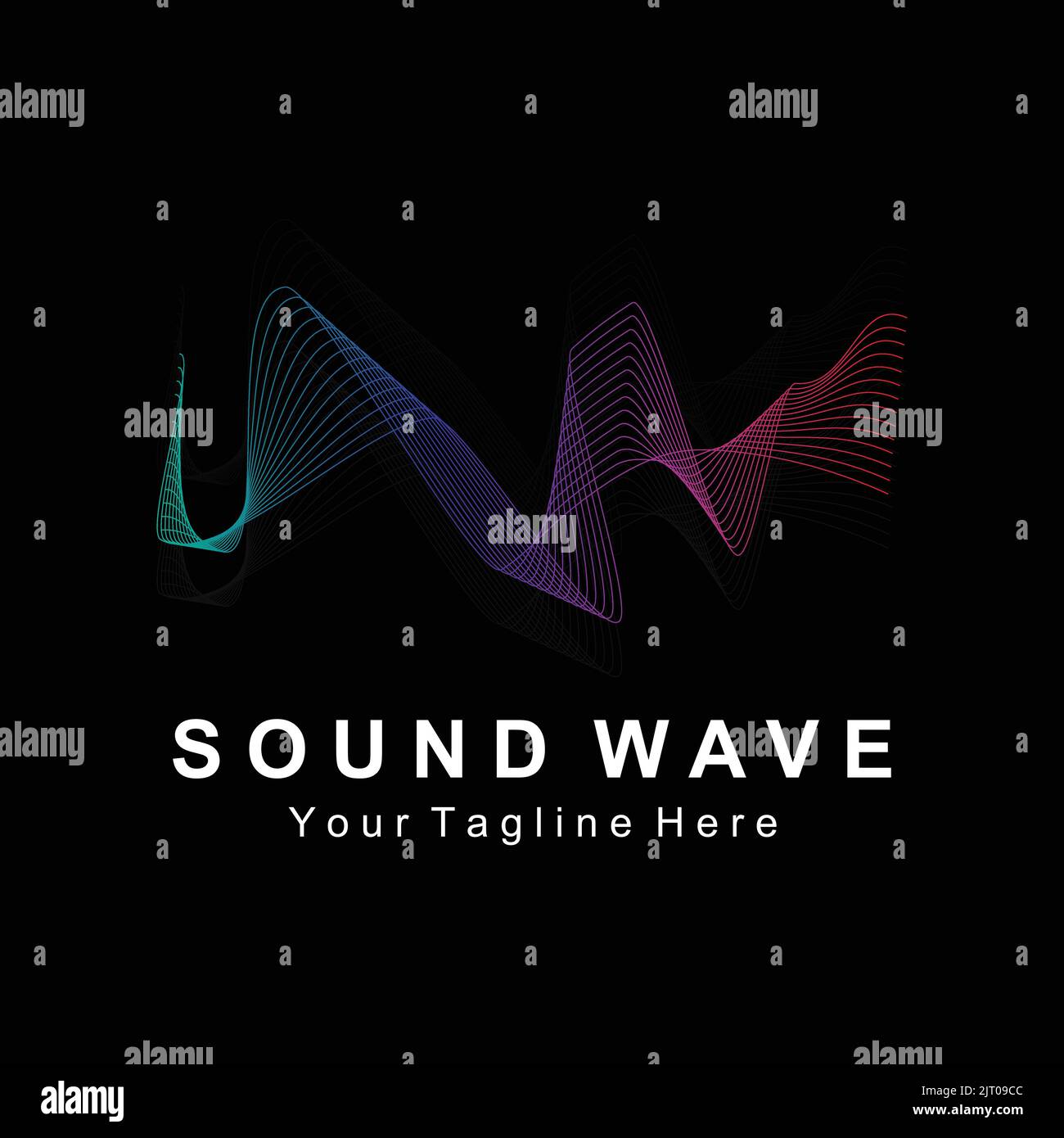 Soundwave design hi-res stock photography and images - Alamy