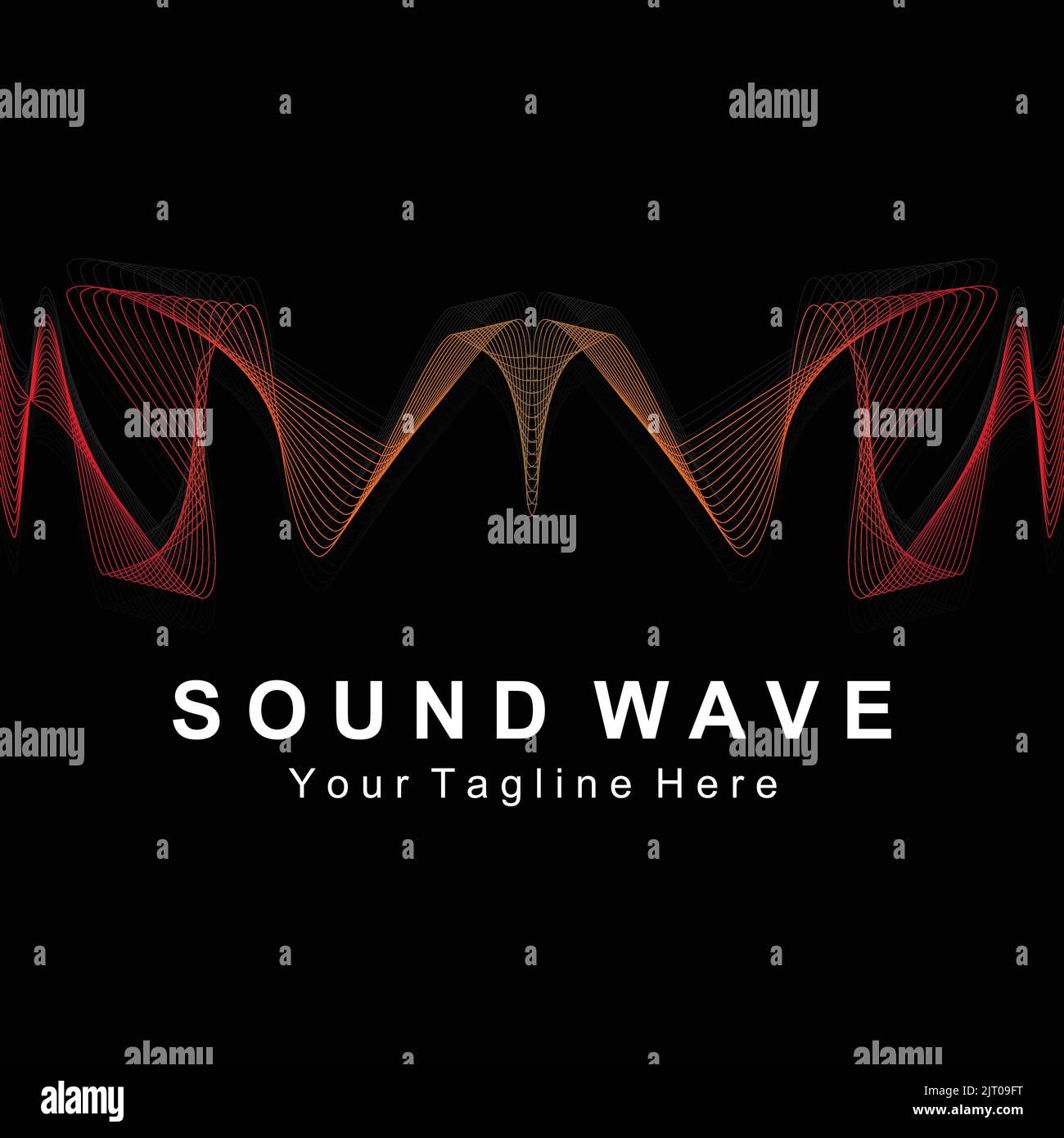 Sound waves vector hi-res stock photography and images - Alamy