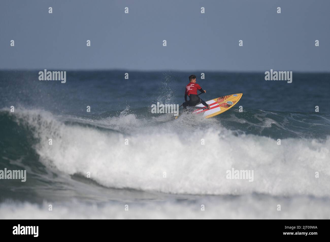 Stand Up Paddle Boarders Stock Photo - Alamy