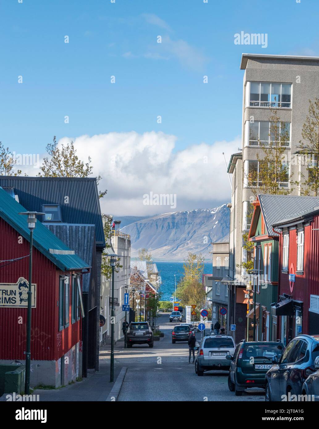Hallgrimskirkja street view hi-res stock photography and images - Alamy