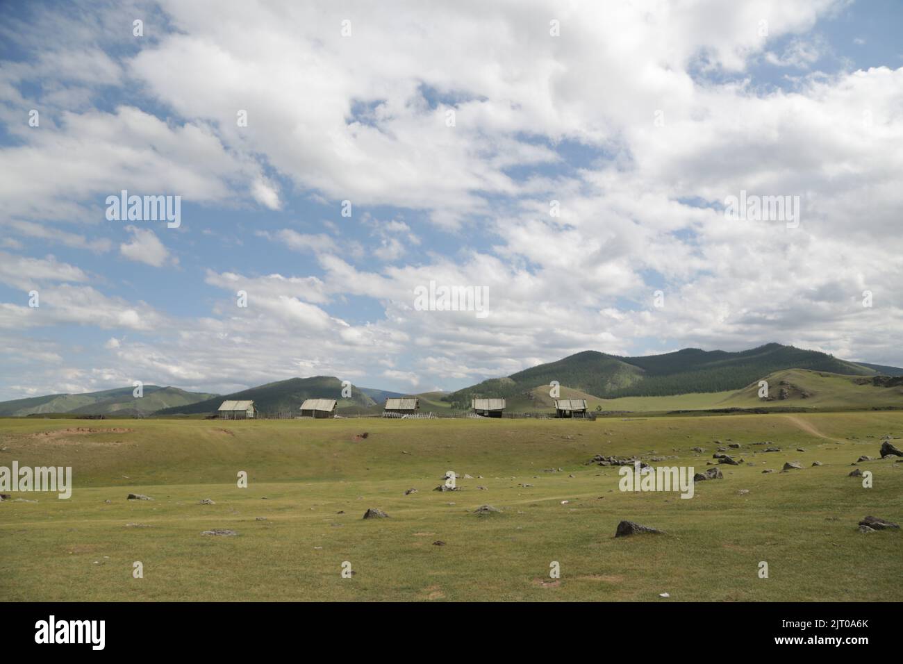 in the land of mongolia the nature and environment Stock Photo - Alamy