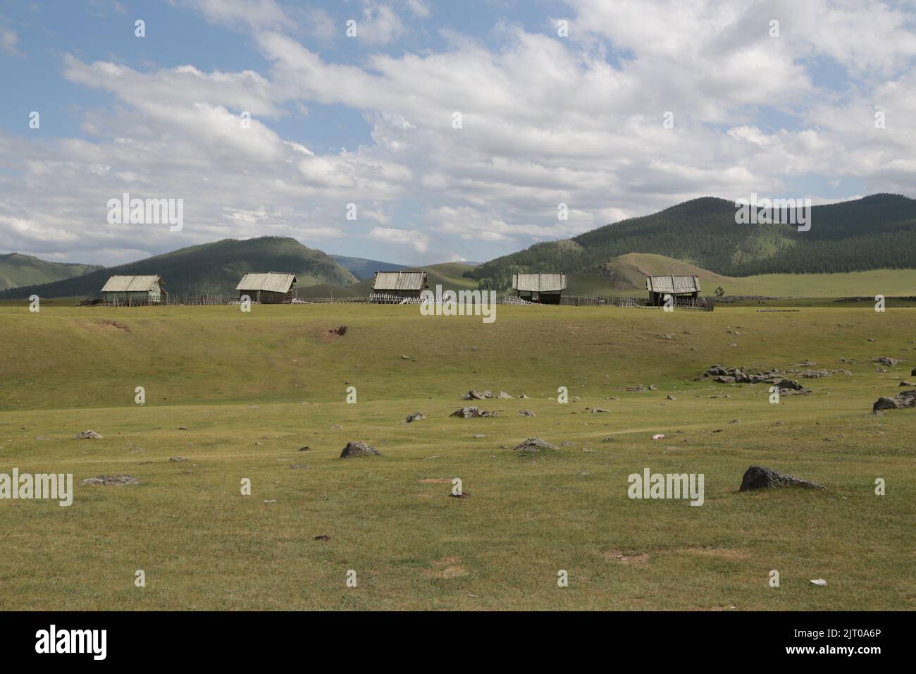 in the land of mongolia the nature and environment Stock Photo - Alamy