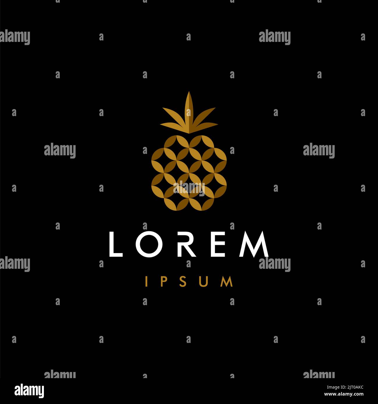 Logo ananas hi-res stock photography and images - Alamy