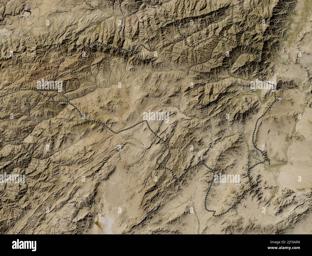Wardak, province of Afghanistan. Low resolution satellite map Stock ...