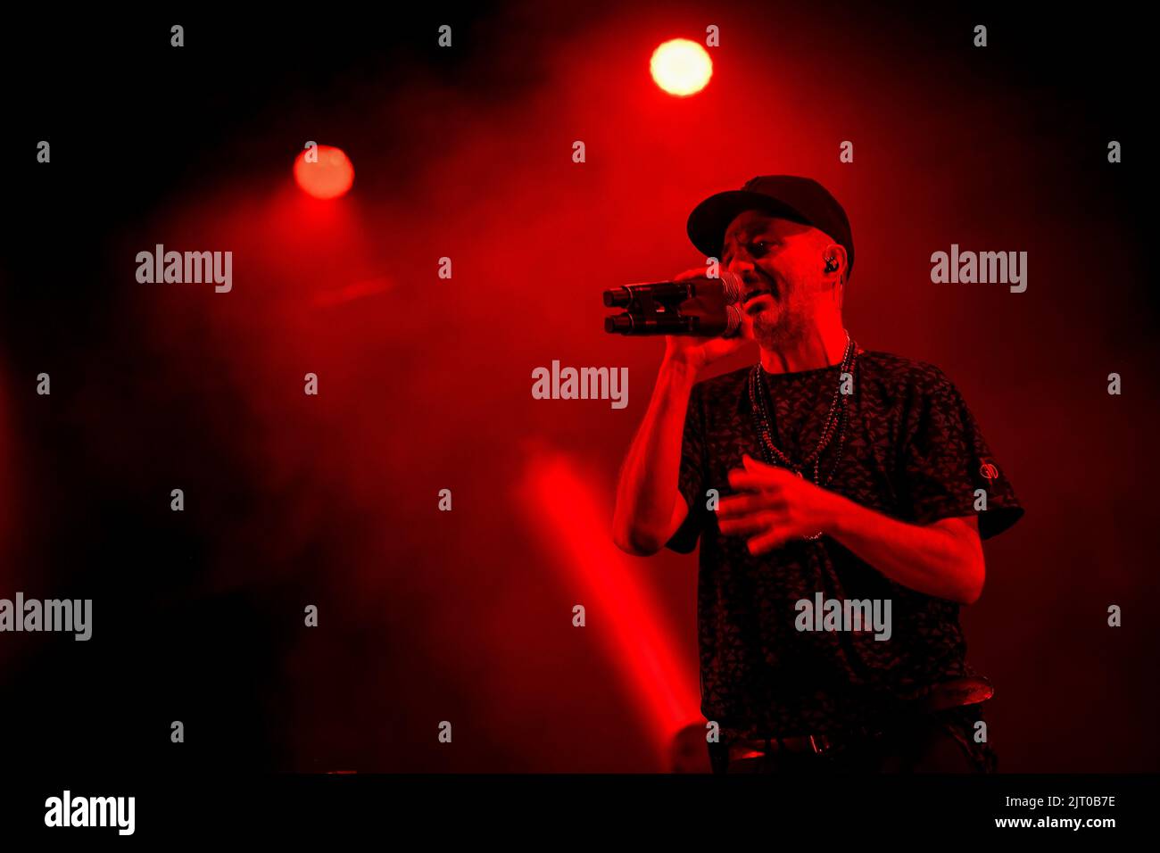 Subsonica - Samuel Umberto Romano during the Music Concert Subsonica ...