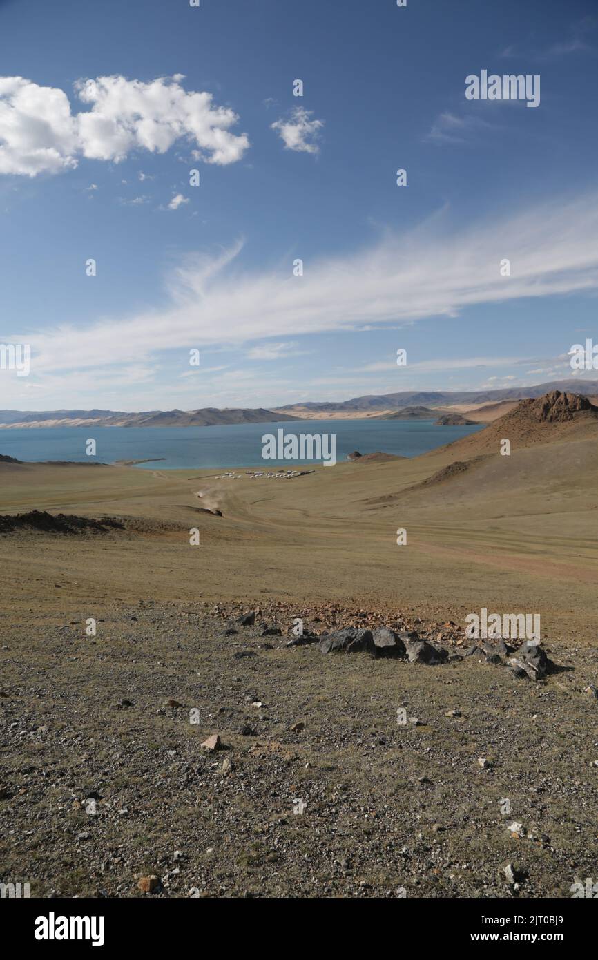 in the land of mongolia the nature and environment Stock Photo - Alamy