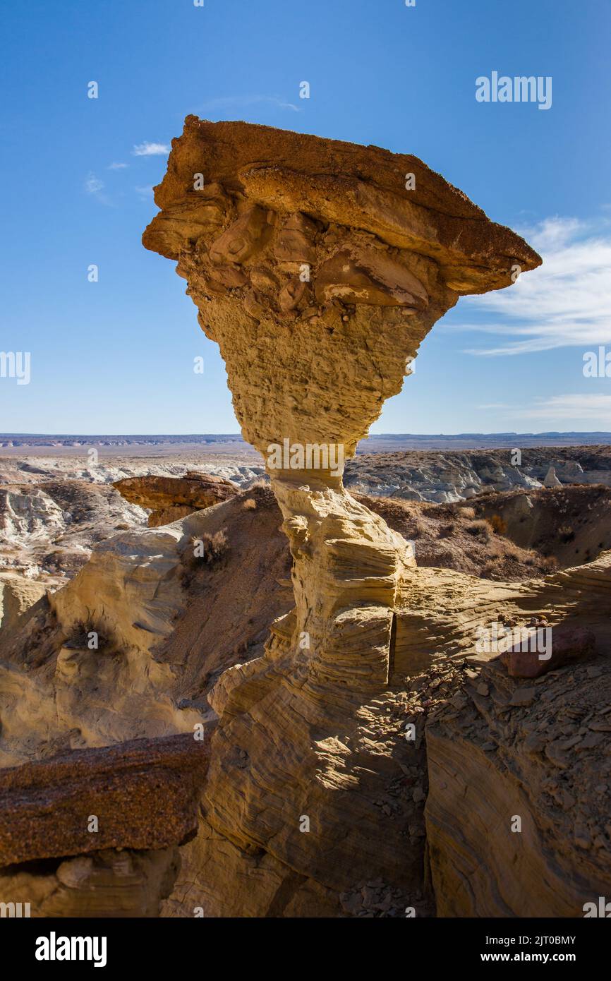The Twisted Hoodoo in the Upper White Rocks, Paria Rimrocks, Grand ...