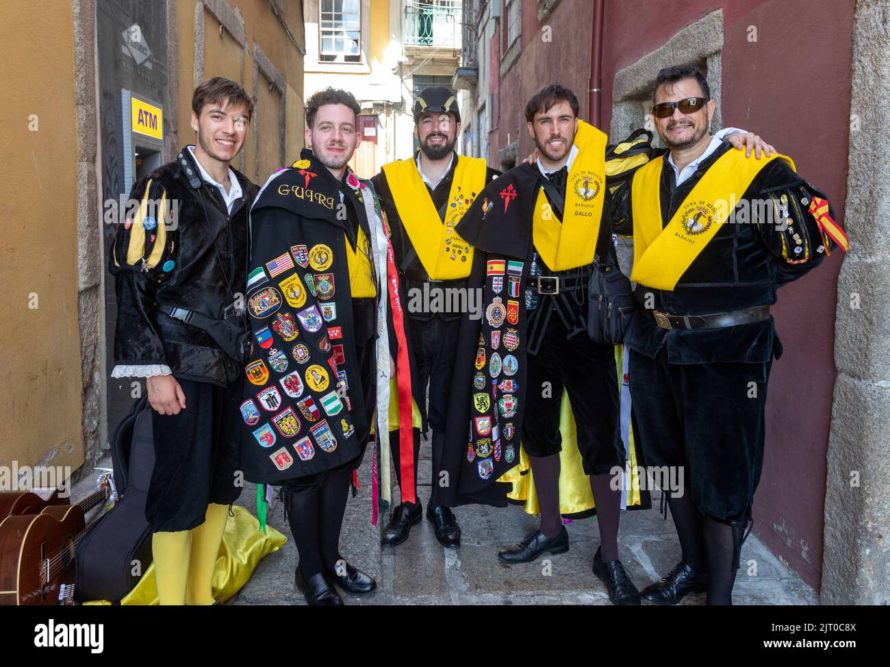Street Musician In Porto Portugal Stock Photo - Alamy
