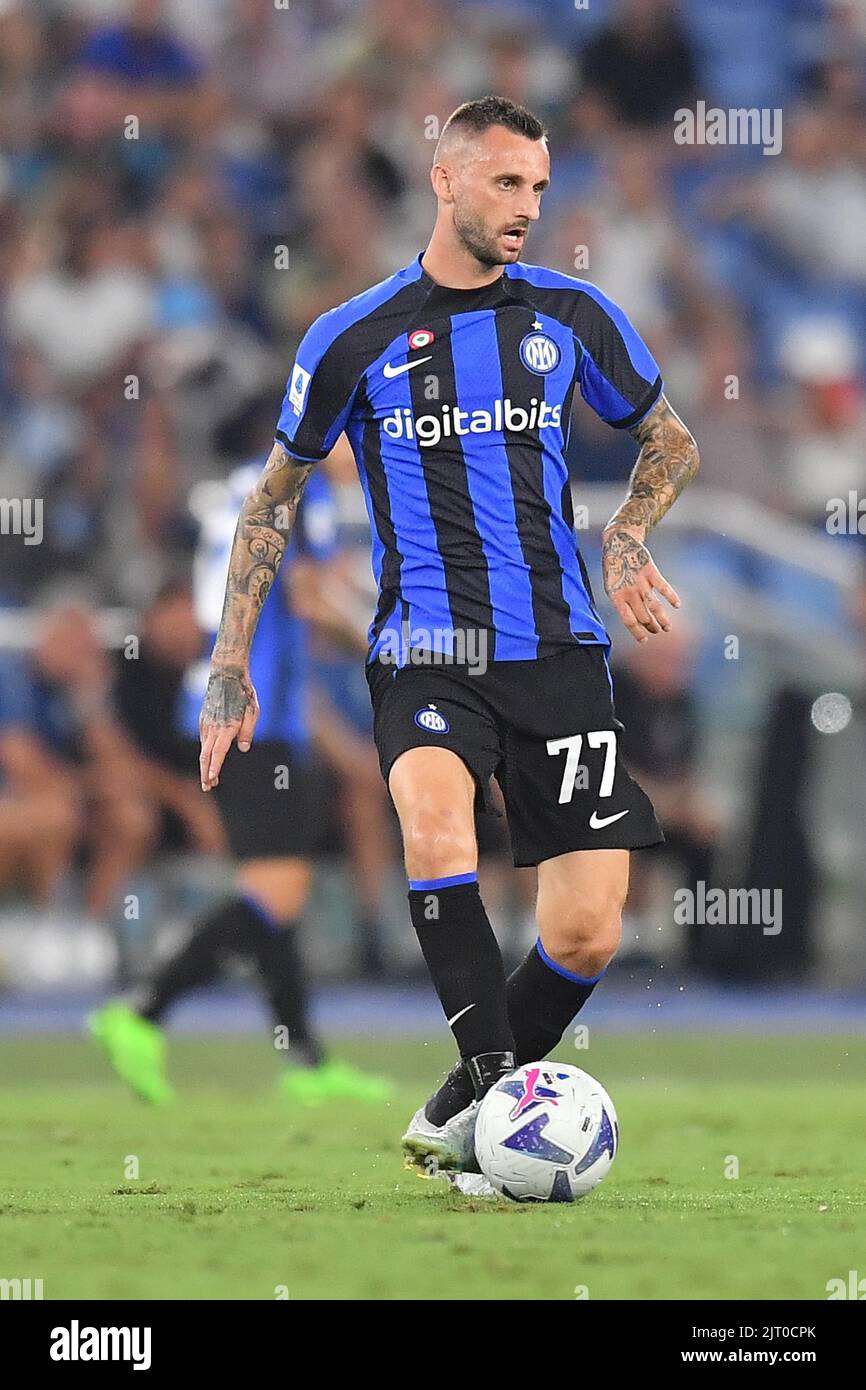 Olimpico stadium, Rome, Italy, August 26, 2022, Marcelo Brozovic (inter ...
