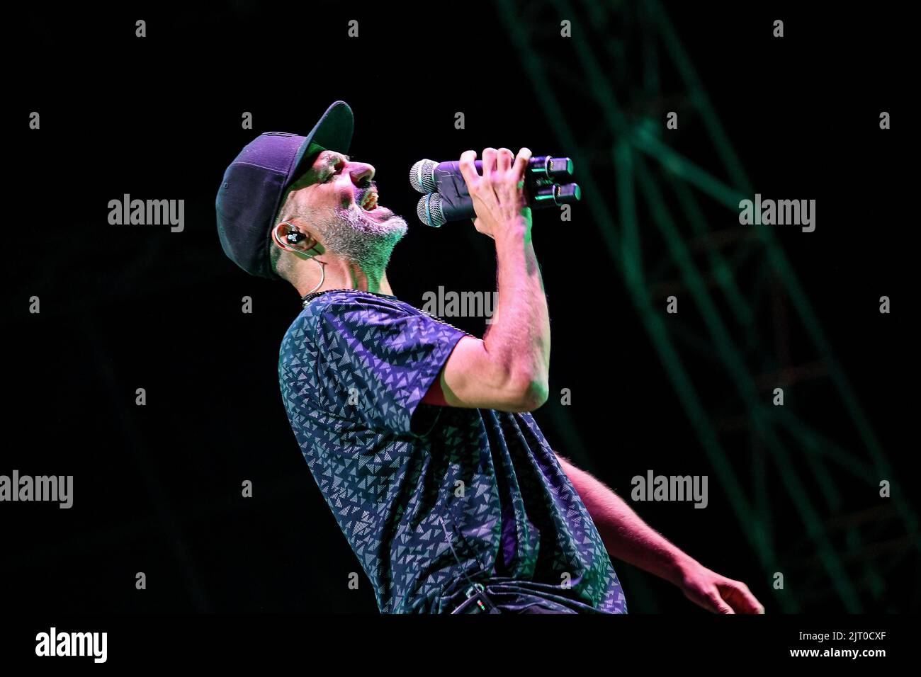 Subsonica - Samuel Umberto Romano during the Music Concert Subsonica ...