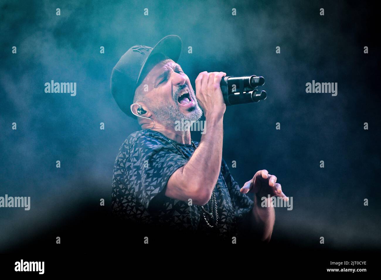 Subsonica - Samuel Umberto Romano during the Music Concert Subsonica ...