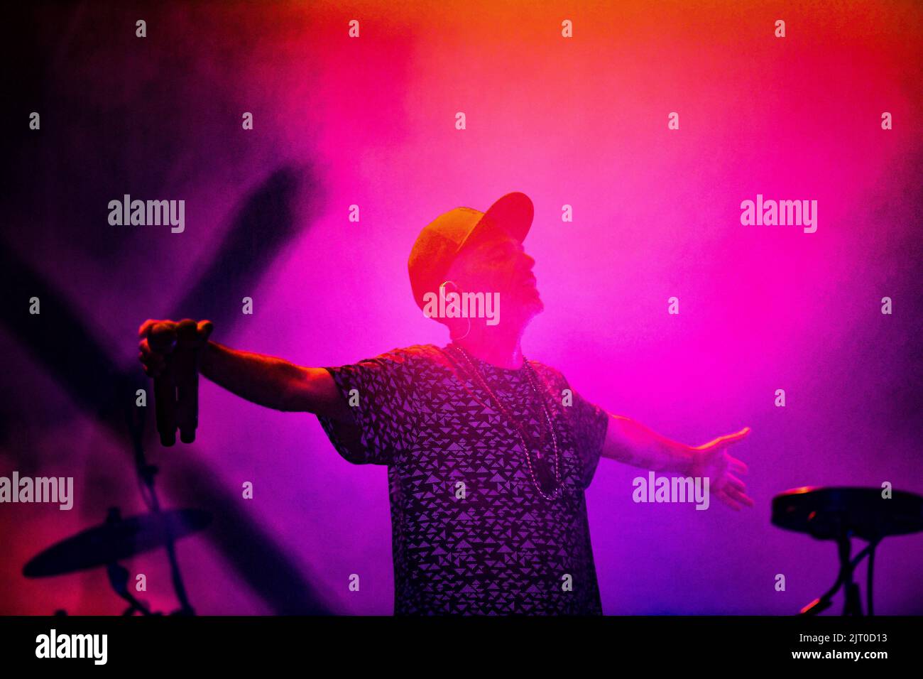 Subsonica - Samuel Umberto Romano during the Music Concert Subsonica ...