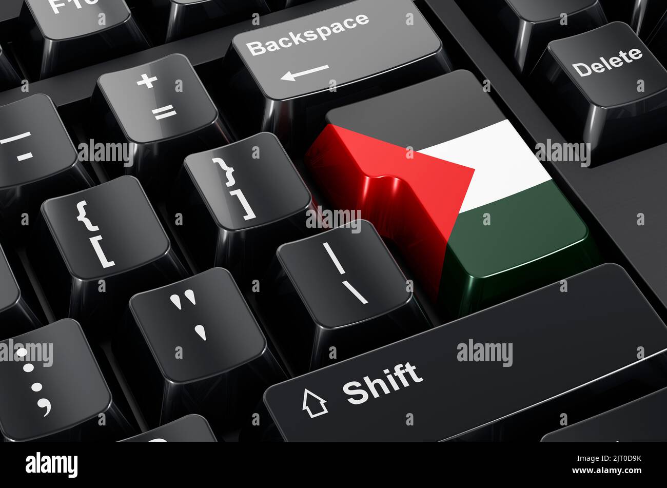 Palestine flag 3d hi-res stock photography and images - Alamy