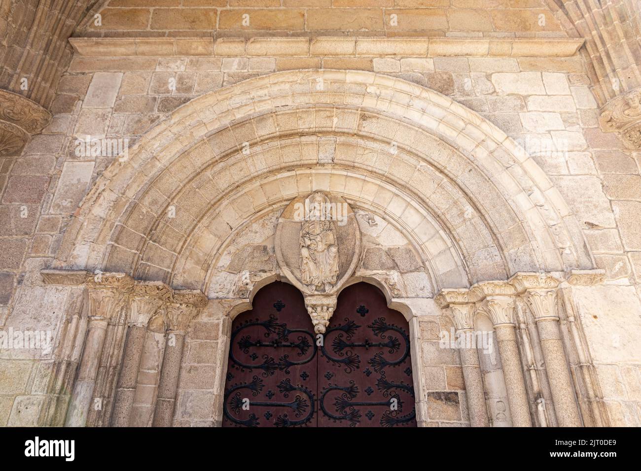 Lugo, Spain. The Catedral de Santa Maria (Saint Mary's Cathedral), a ...
