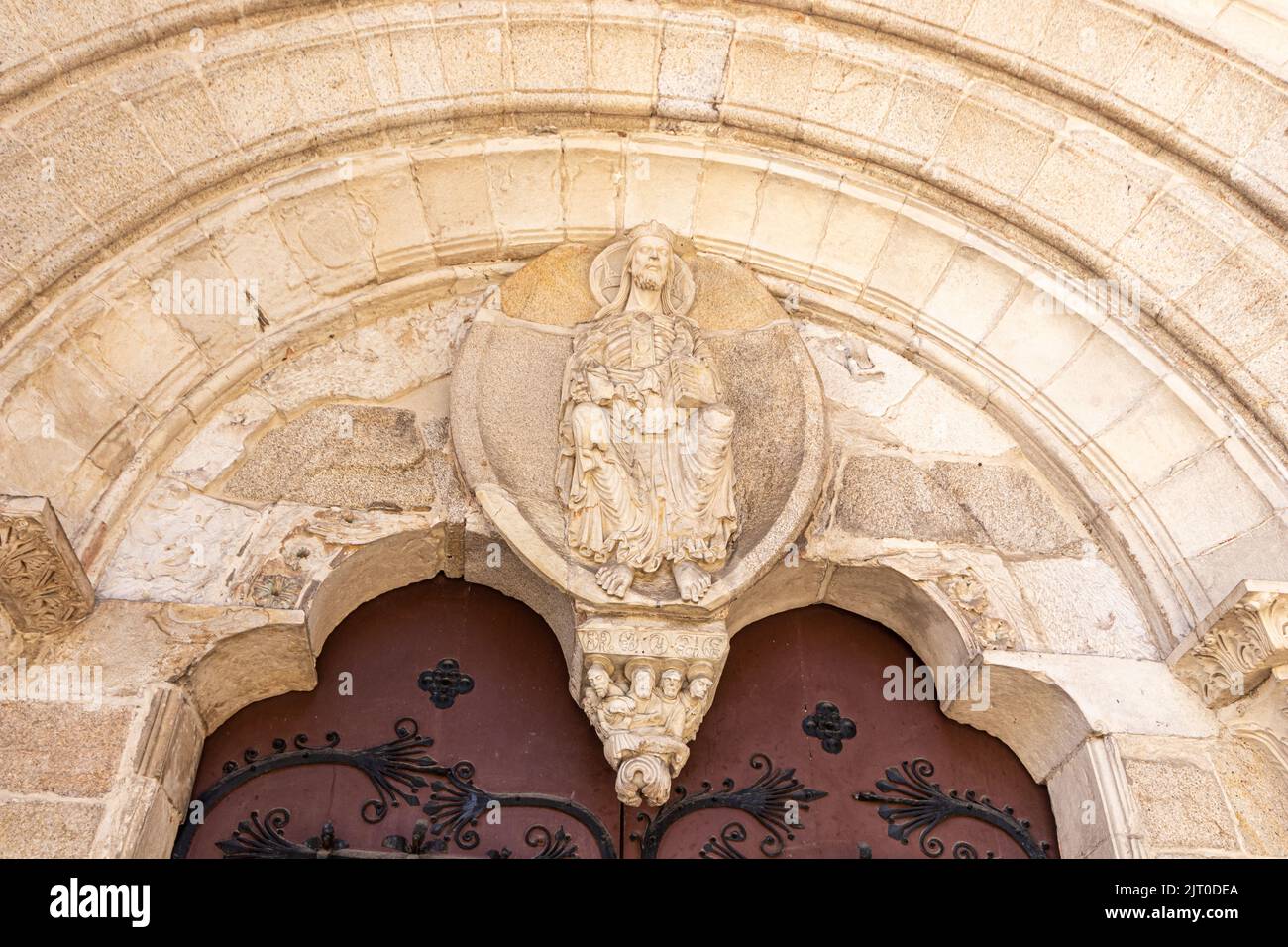 Lugo, Spain. The Catedral de Santa Maria (Saint Mary's Cathedral), a ...