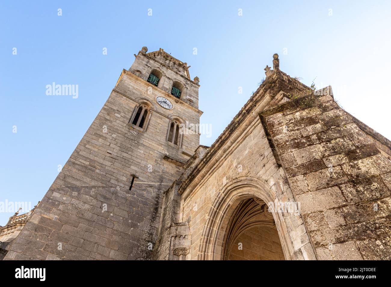 Lugo, Spain. The Catedral de Santa Maria (Saint Mary's Cathedral), a ...