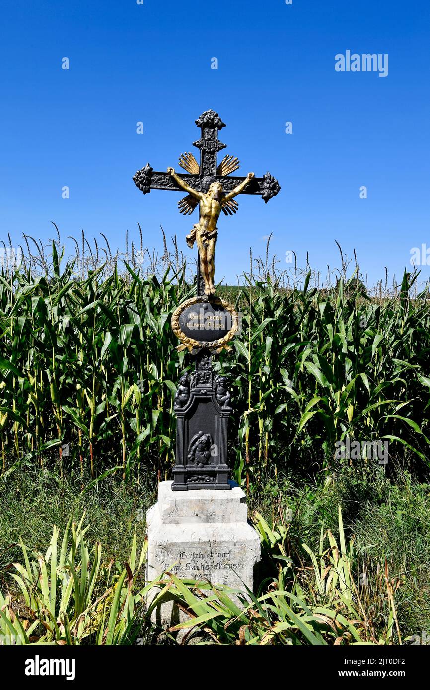 Corridor cross, cross on field, field, wayside cross, road cross ...