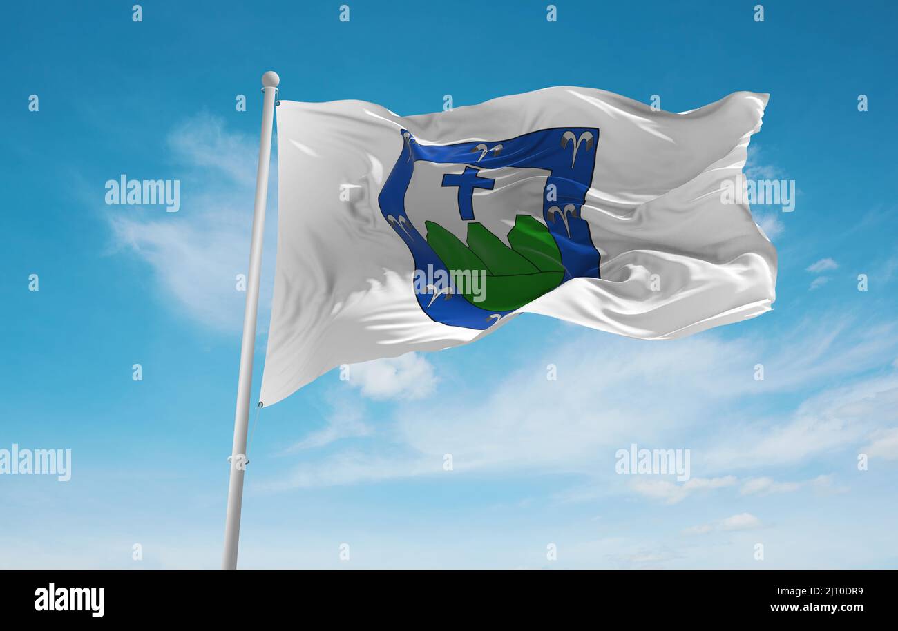 official flag of Trujillo Alto, Puerto Rico untied states of America at ...