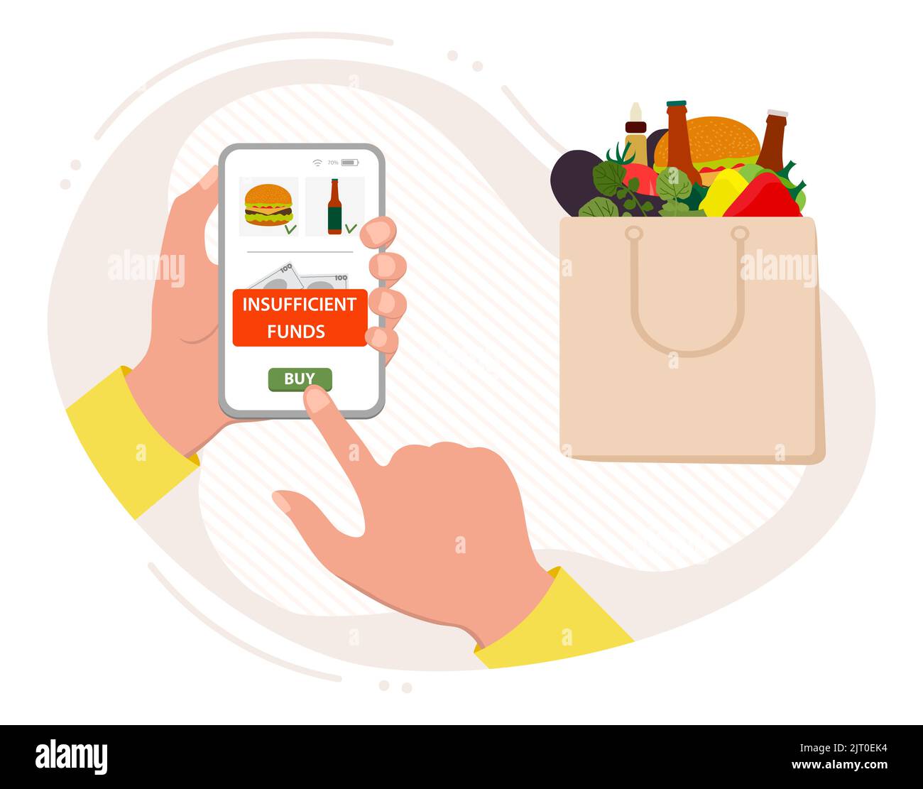 Purchasing power vector vectors hi-res stock photography and images - Alamy