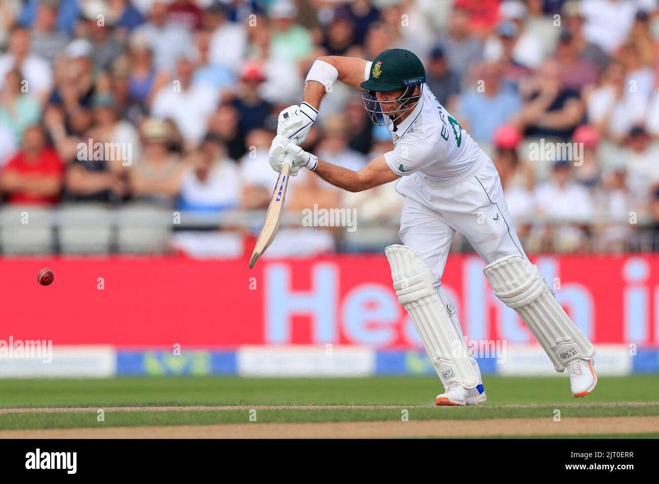 Sarel Erwee batting for South Africa Stock Photo - Alamy