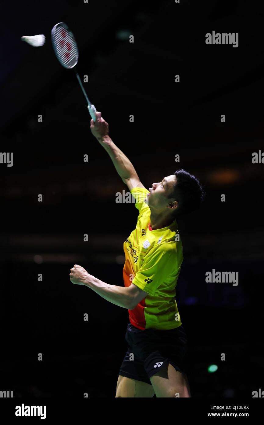 Tokyo, Japan. 27th Aug, 2022. Chou Tien Chen (TPE) Badminton ...