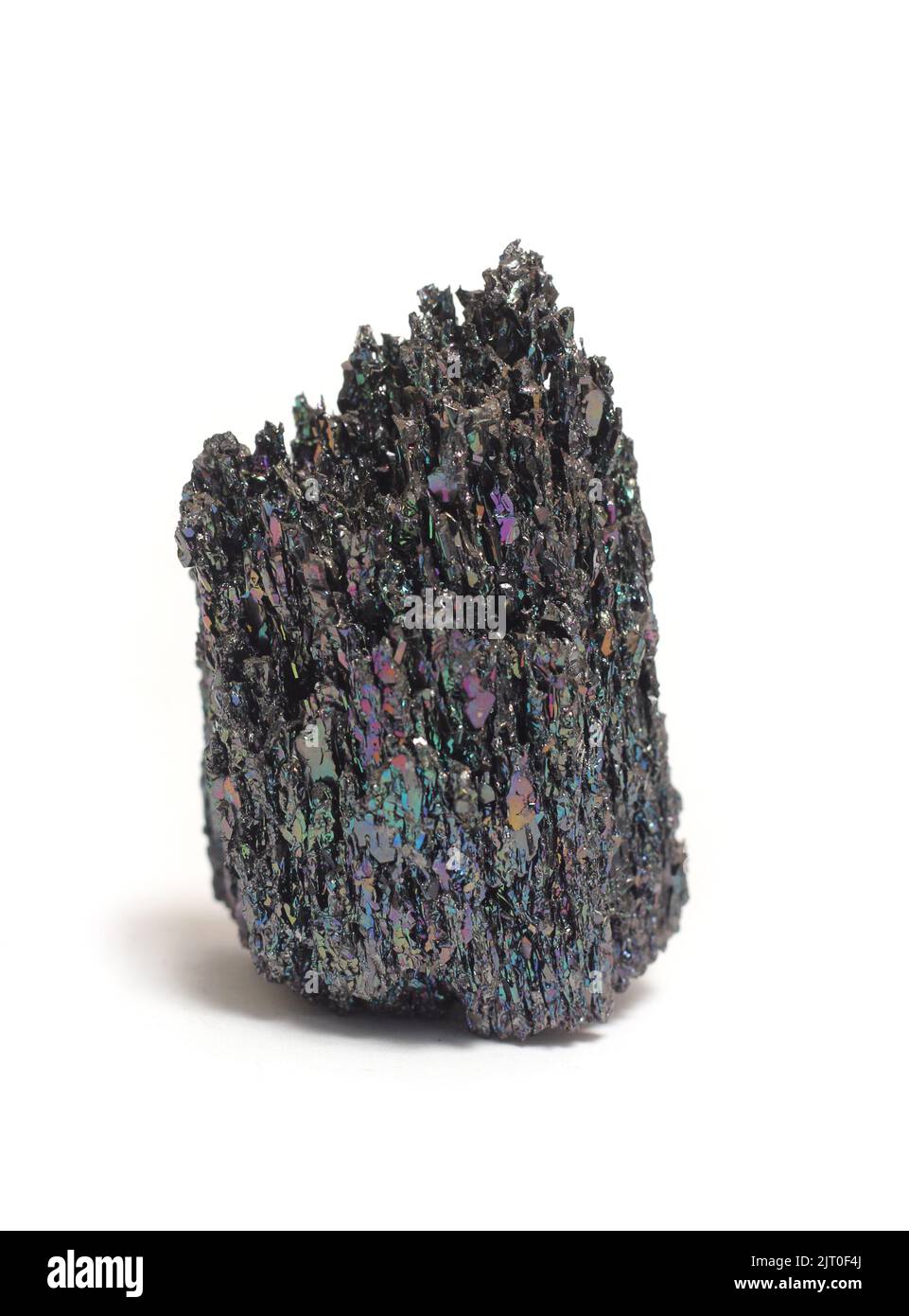 Colorful Silicon Carbide Specimen Isolated on White Background Stock ...