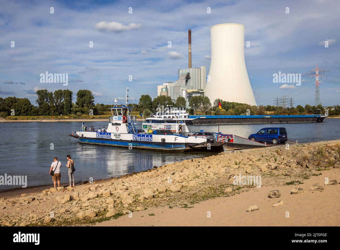 Rheinberg, Duisburg, North Rhine-Westphalia, Germany - Dry riverbed in ...