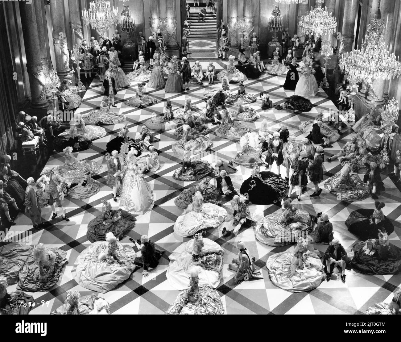 The ALBERTINA RASCH Dancers relaxing between scenes on the Versailles ...