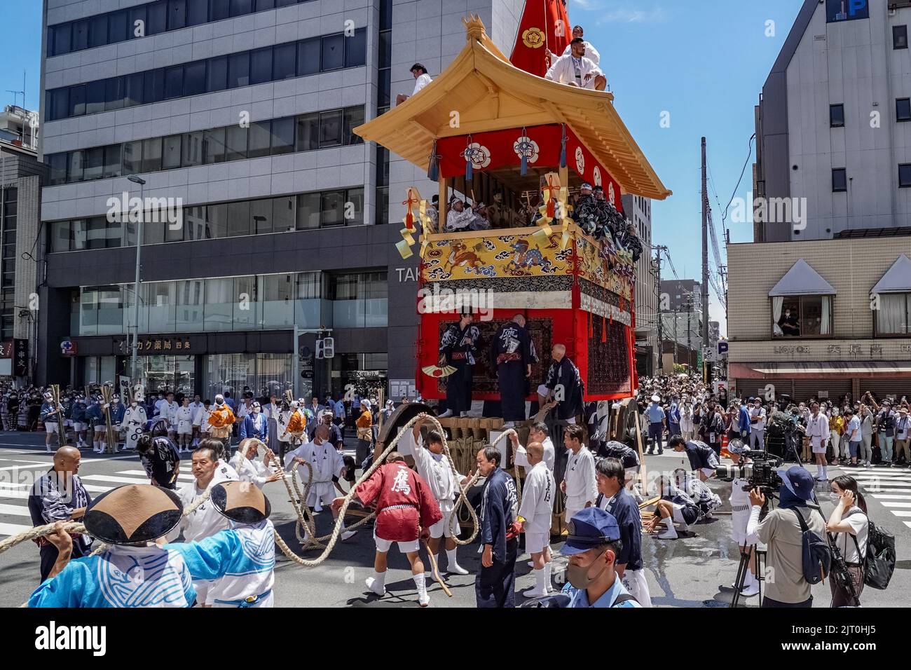 Gion Matsuri (Gion Festival), chariot parade, the Taka yama (hawk float ...