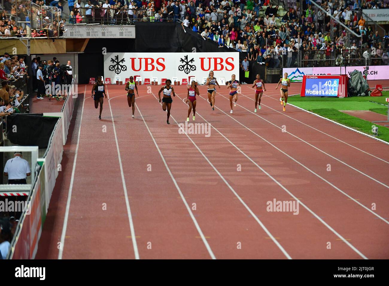 Stade Olympique de la Pontaise, Lausanne, France, August 26, 2022, 400m Women during 2022 ...
