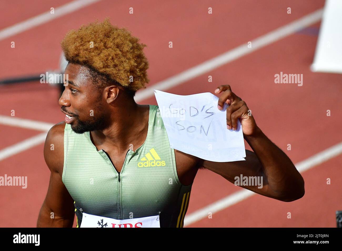 Stade Olympique de la Pontaise, Lausanne, France, August 26, 2022, Noah ...