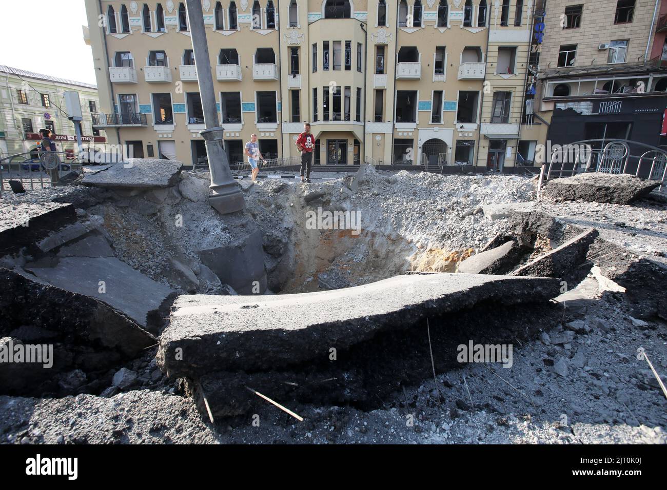 Kharkiv, Ukraine. 27th Aug, 2022. KHARKIV, UKRAINE - AUGUST 27, 2022 ...