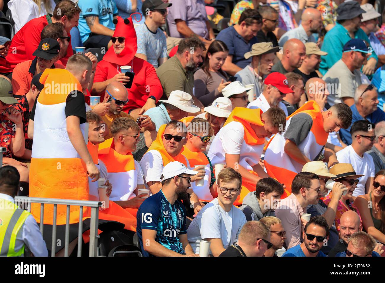 Members of the Barmy Army enjoying a drink Stock Photo - Alamy