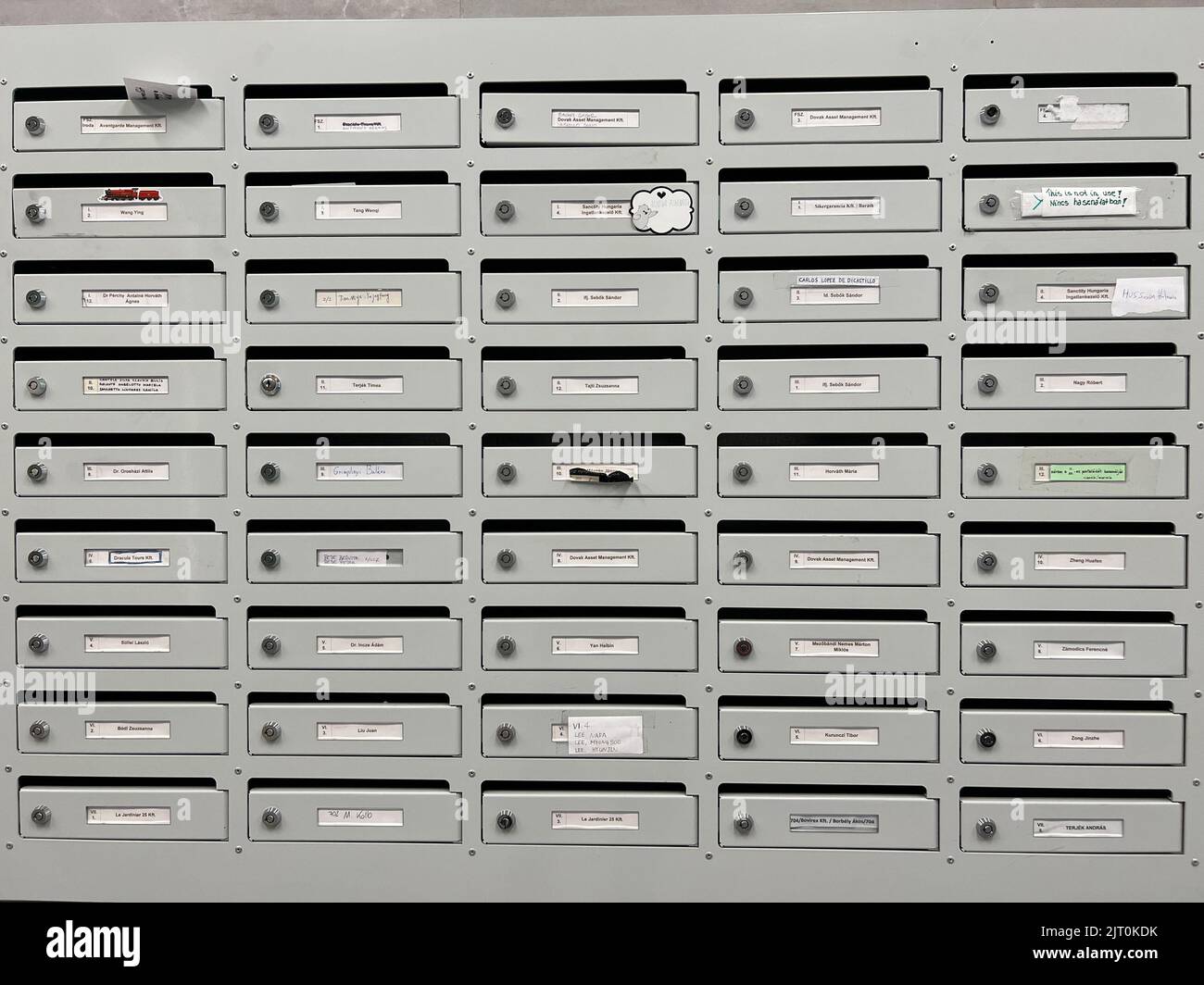Multiple mailboxes hi-res stock photography and images - Alamy