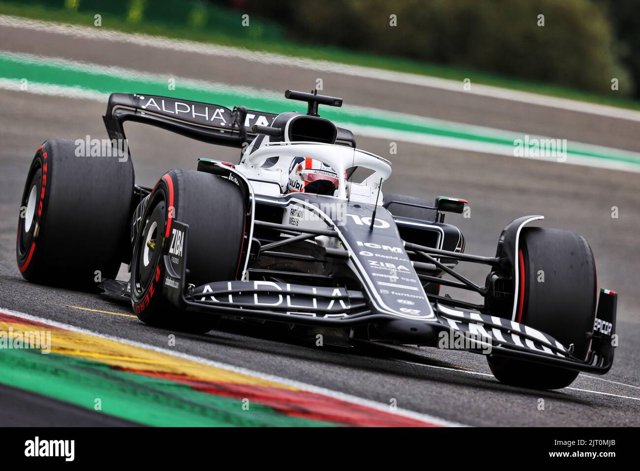 Pierre Gasly (FRA) AlphaTauri AT03. Belgian Grand Prix, Saturday 27th August 2022. Spa ...